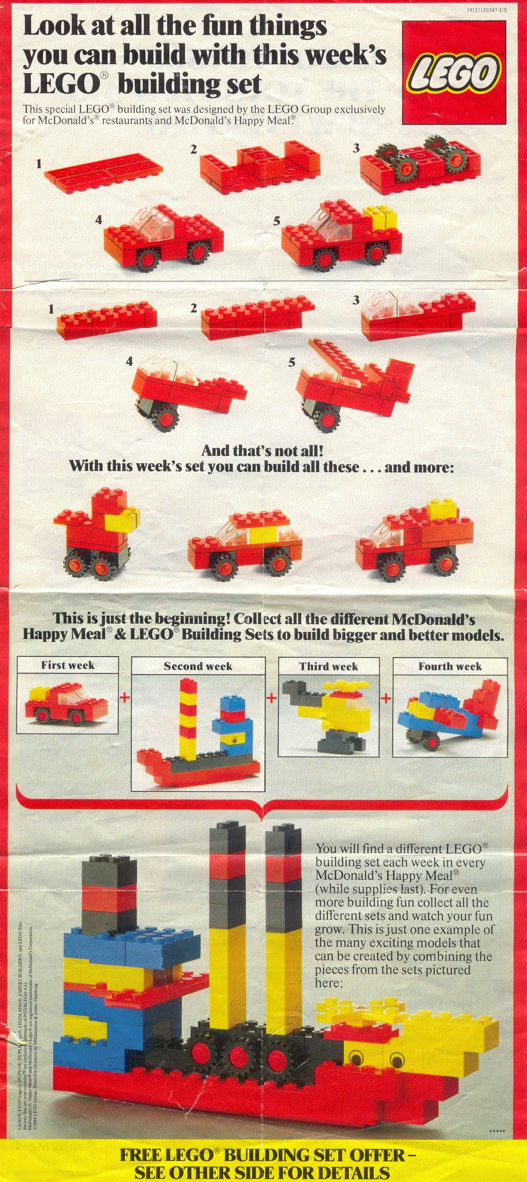 Lego Mcdonalds Happy Meal
